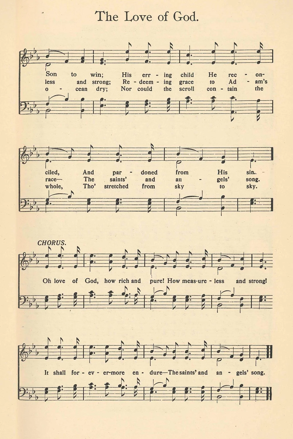 The Love of God — Hymnology Archive