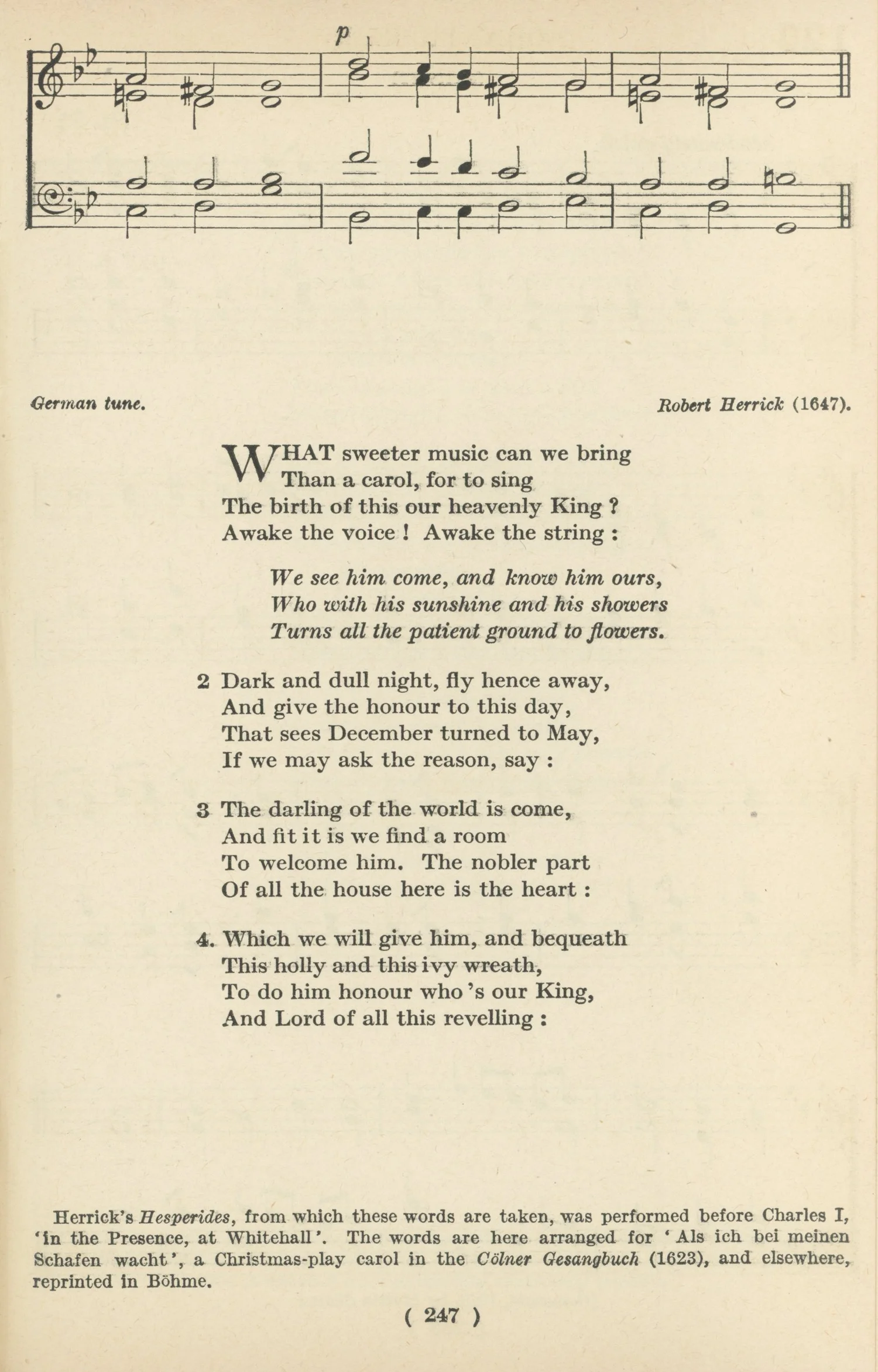 What sweeter music — Hymnology Archive