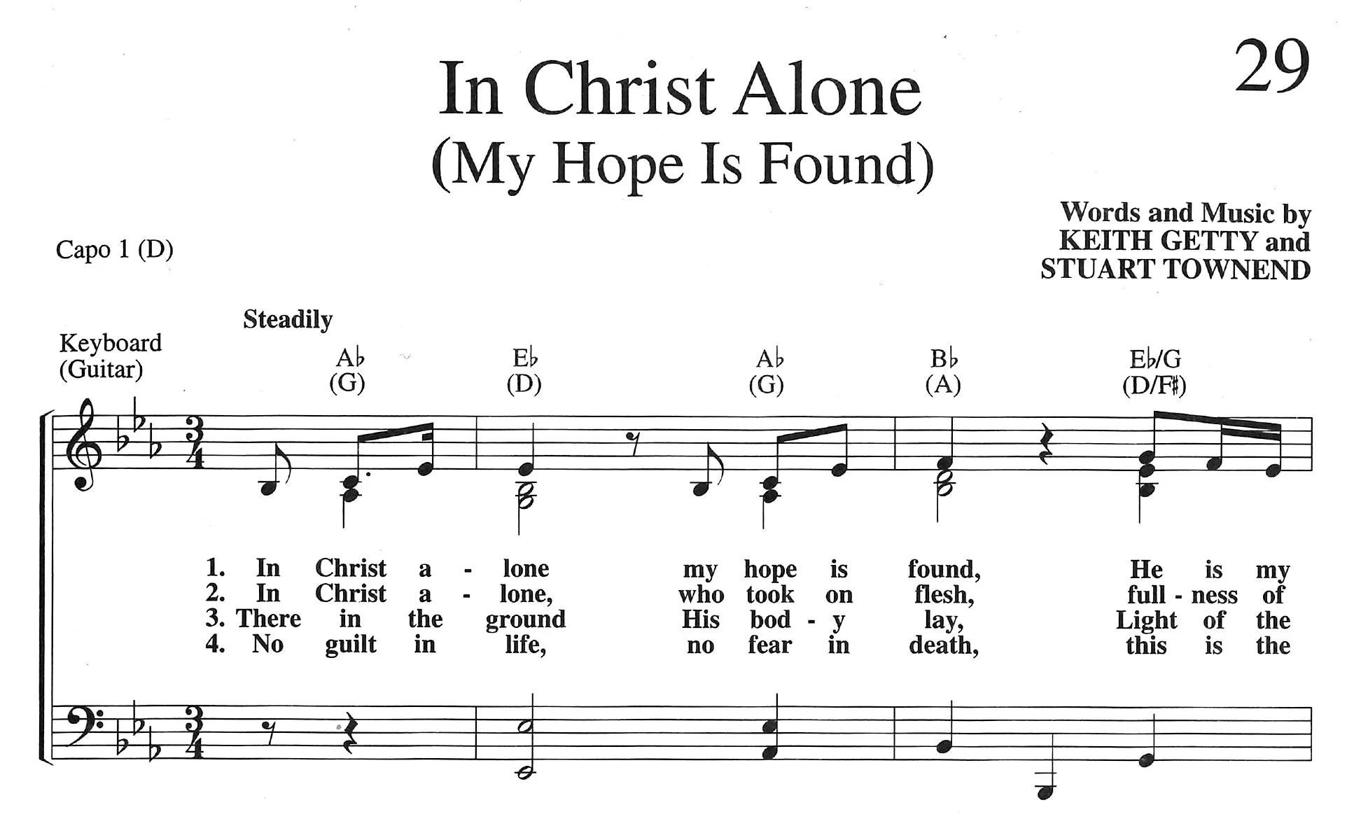 In Christ alone — Hymnology Archive