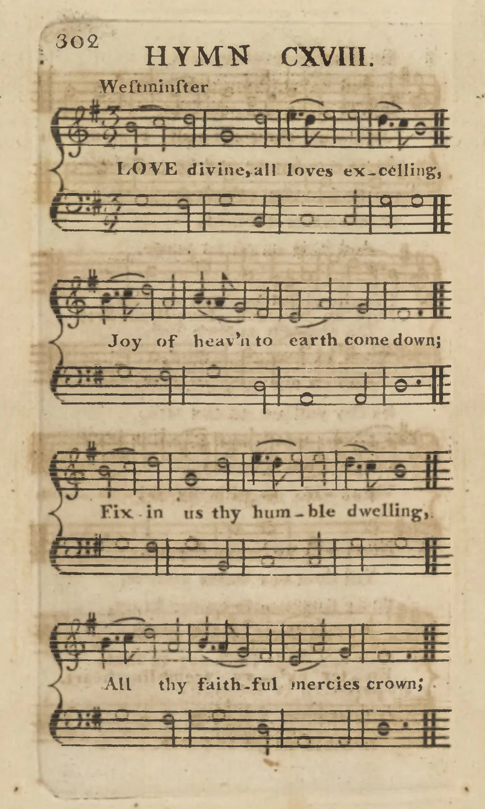 Love divine all loves excelling — Hymnology Archive