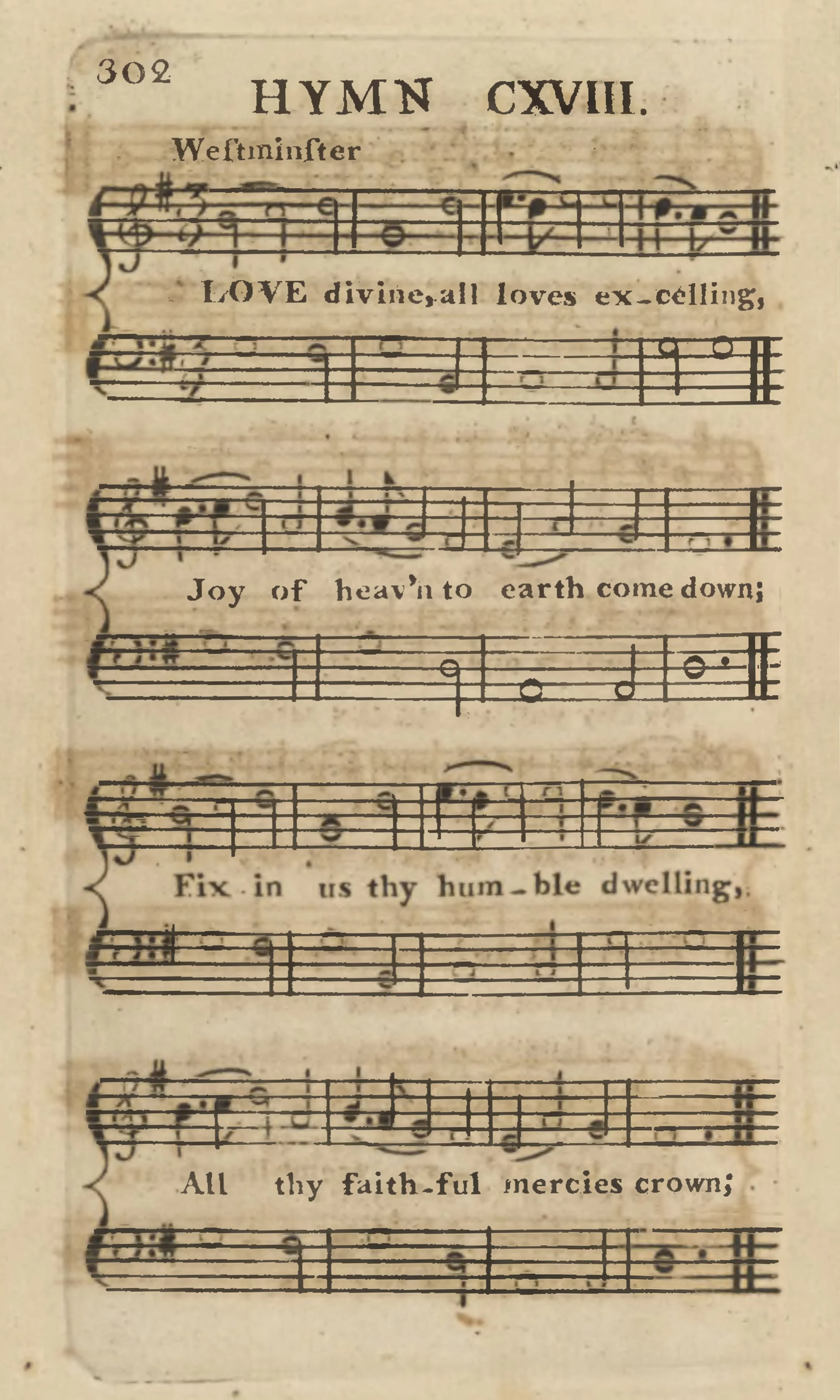 Love divine all loves excelling — Hymnology Archive