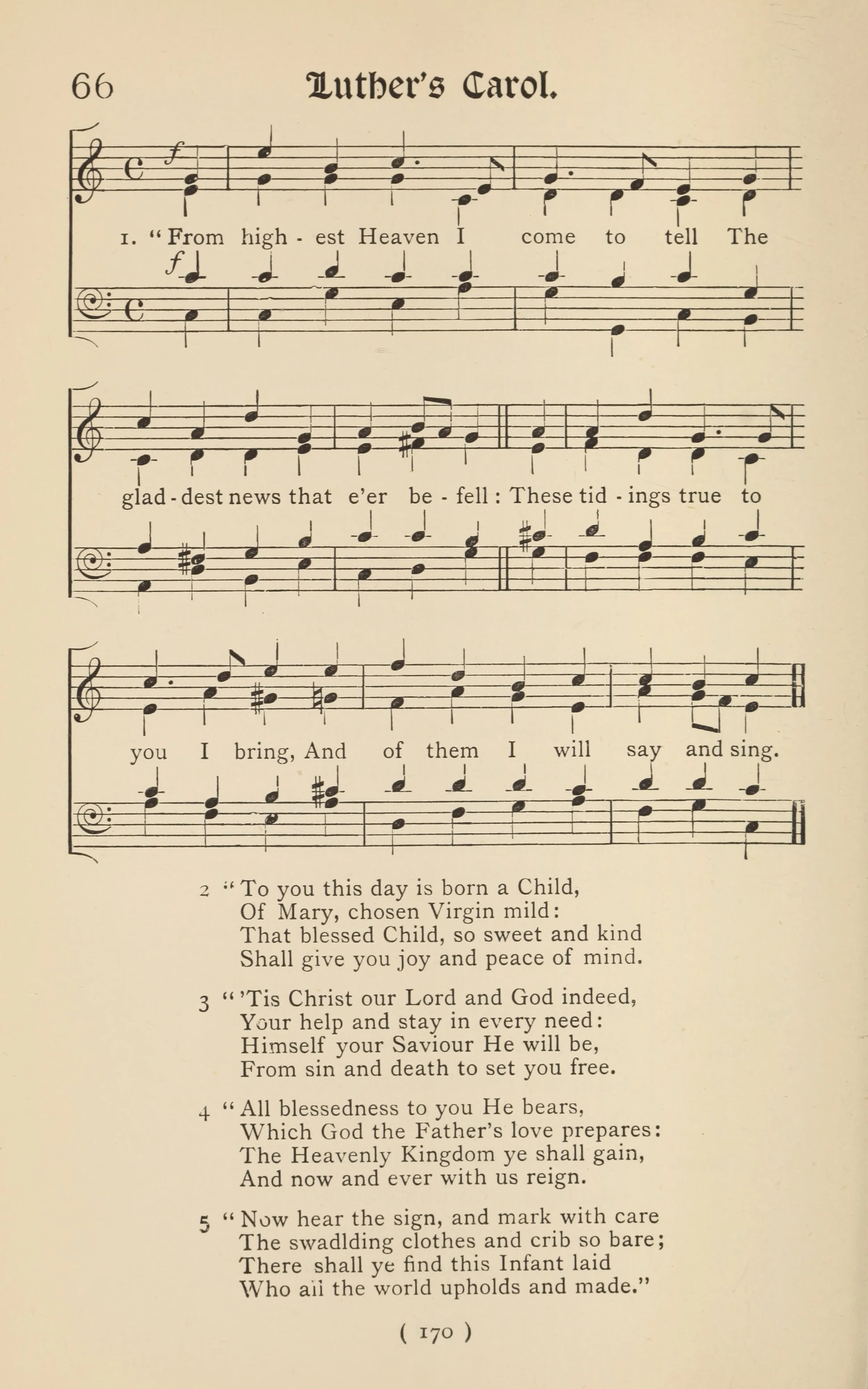 Vom Himmel hoch — Hymnology Archive