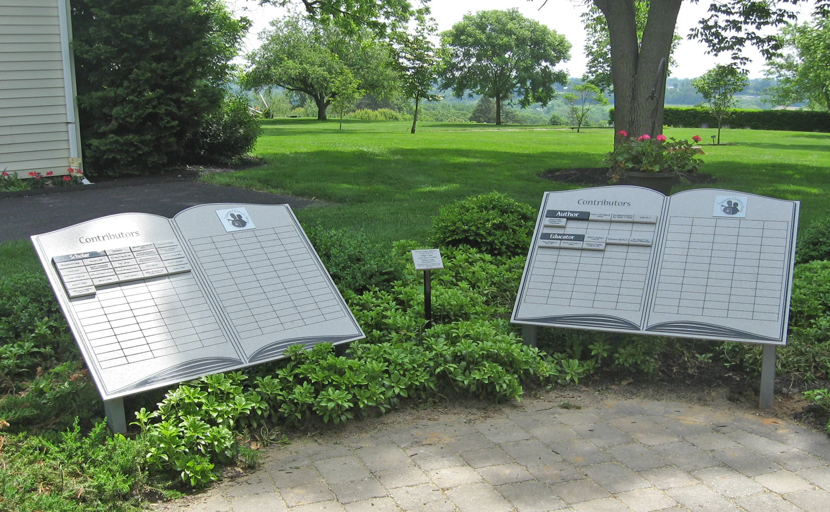 Cast Bronze Plaques and Outdoor Donor displays — Donor Trees - RCB ...