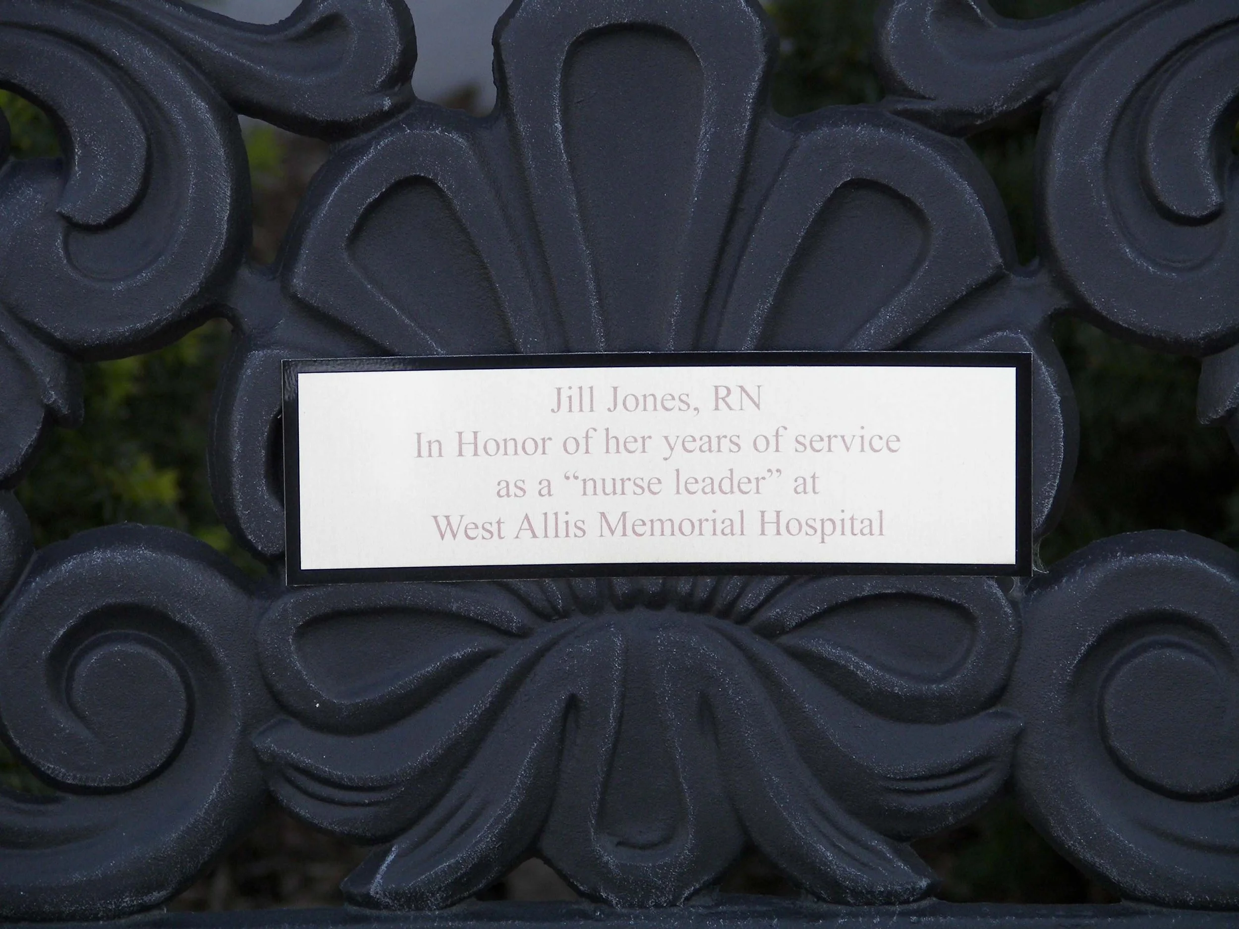 Cast Bronze Plaques and Outdoor Donor displays — Donor Trees - RCB ...