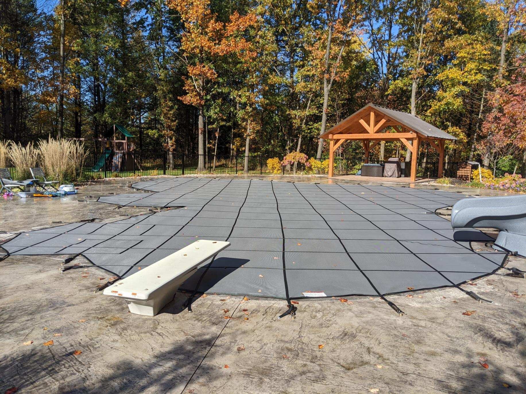 Inground Mesh Safety Covers — Touched By The Sun Pools