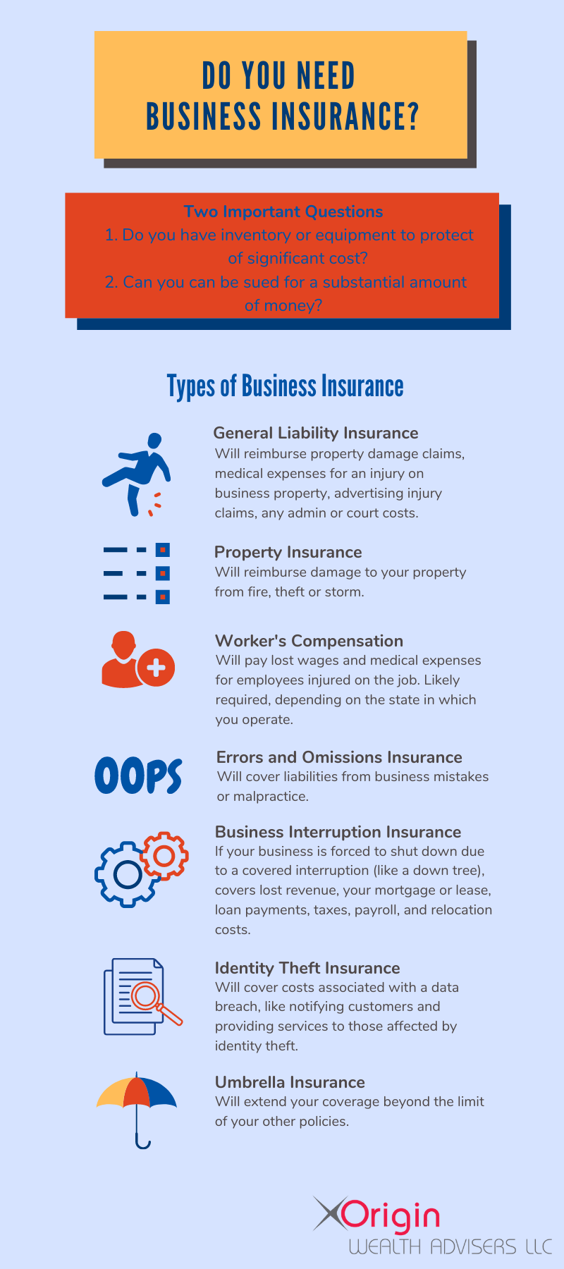 Do You Need Business Insurance? — Origin Wealth Advisers
