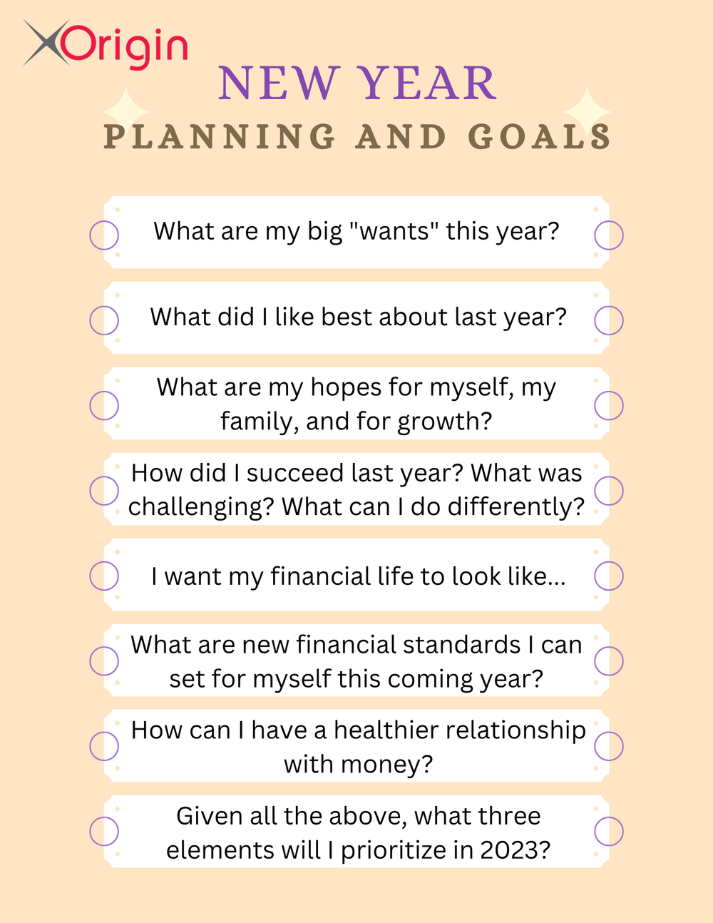 New Year Planning and Goals — Origin Wealth Advisers