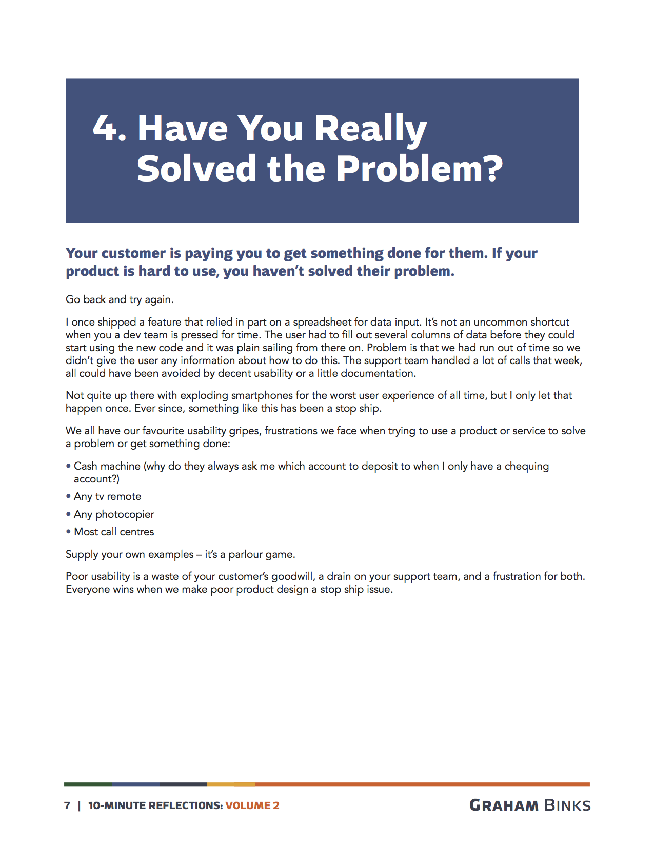 Books — Graham Binks