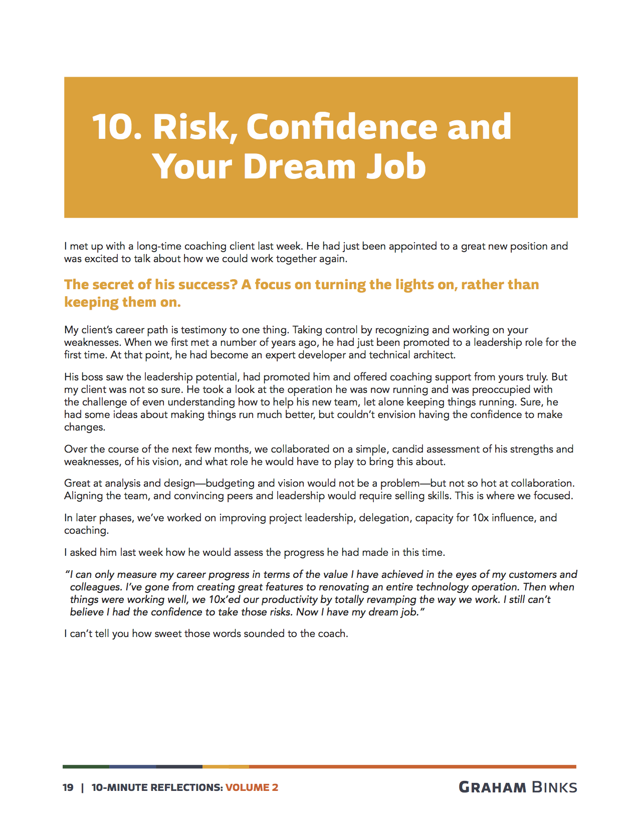 Books — Graham Binks