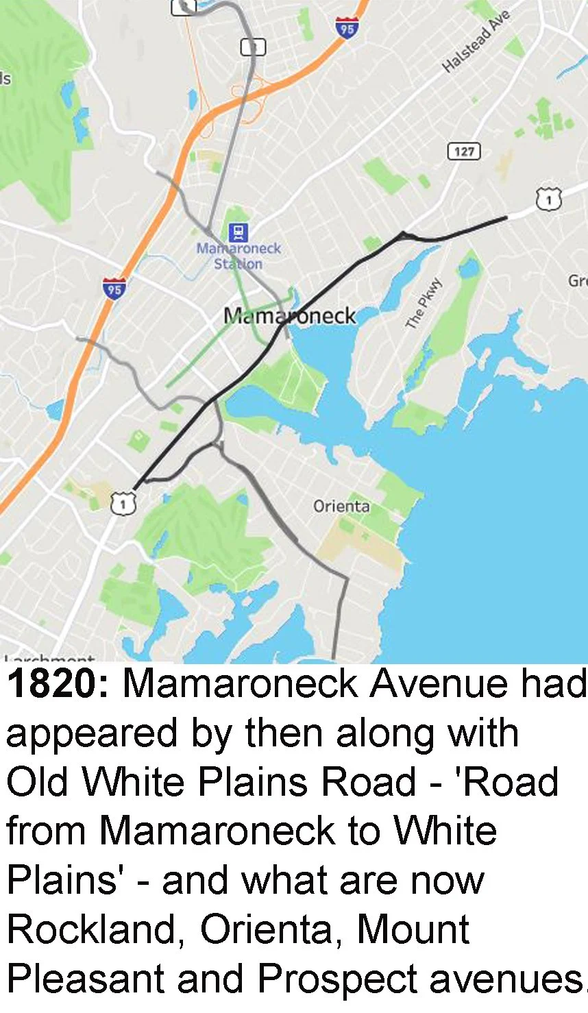 streets — Mamaroneck Historical Society