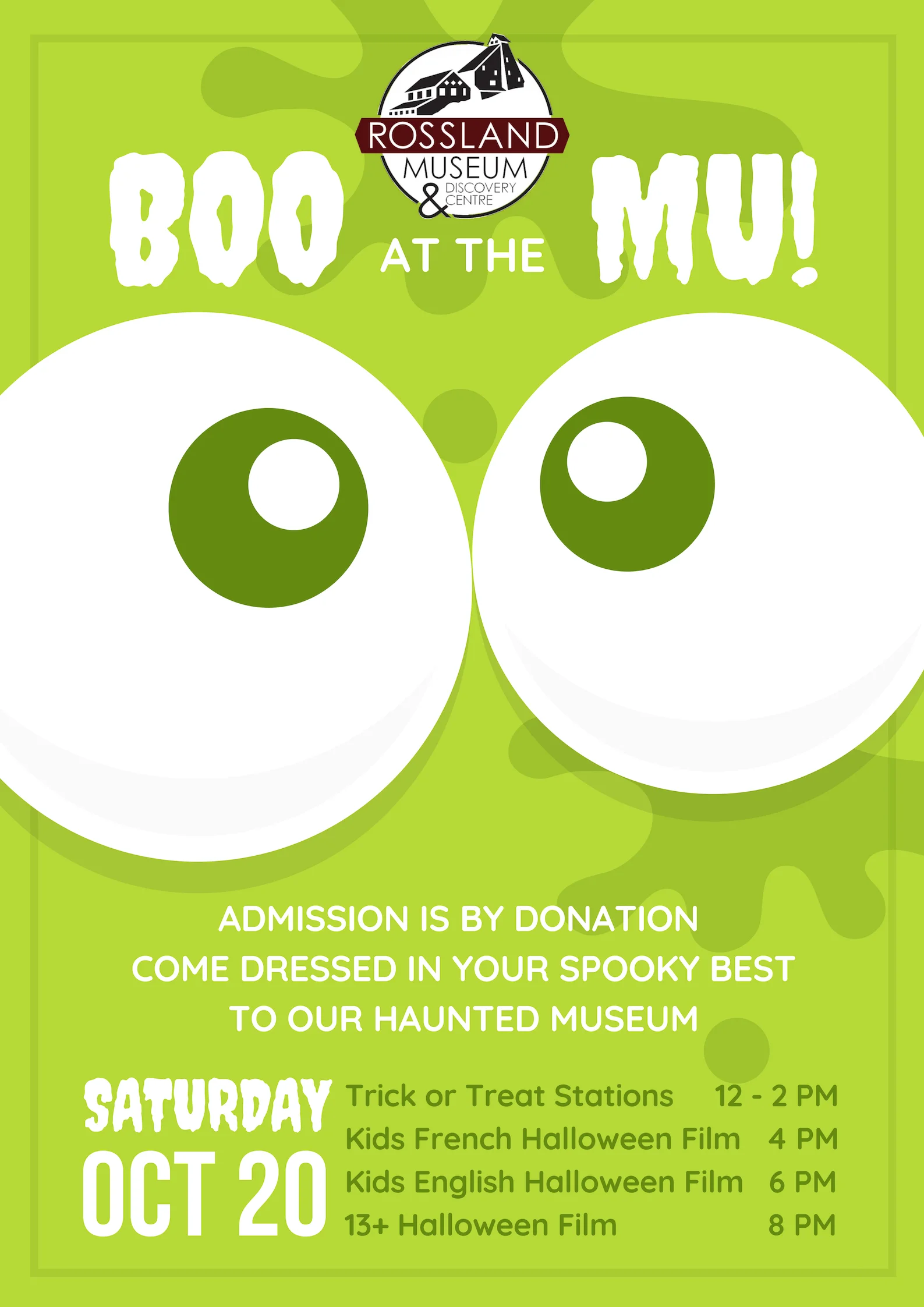 BOO at the MU! — Rossland Museum & Discovery Centre