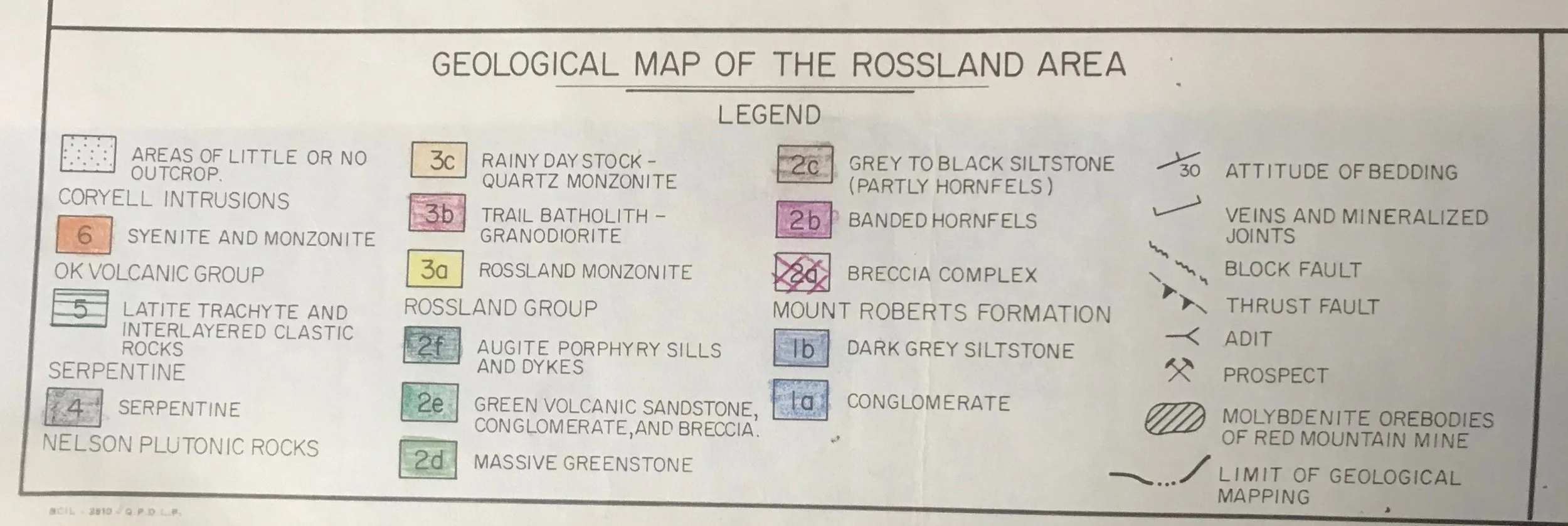 Rossland's Geology — Rossland Museum & Discovery Centre