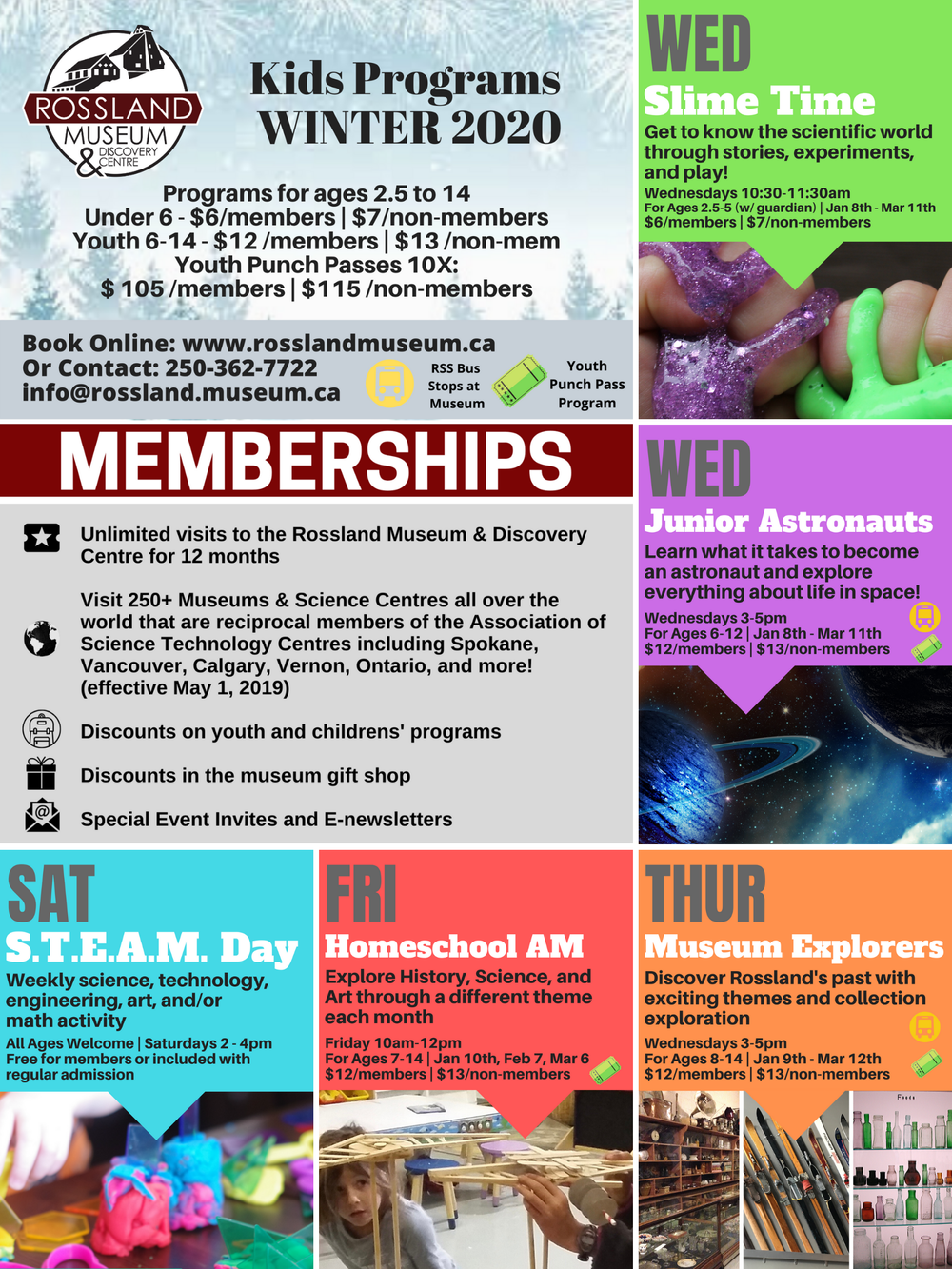 Winter Programming On Now! — Rossland Museum & Discovery Centre