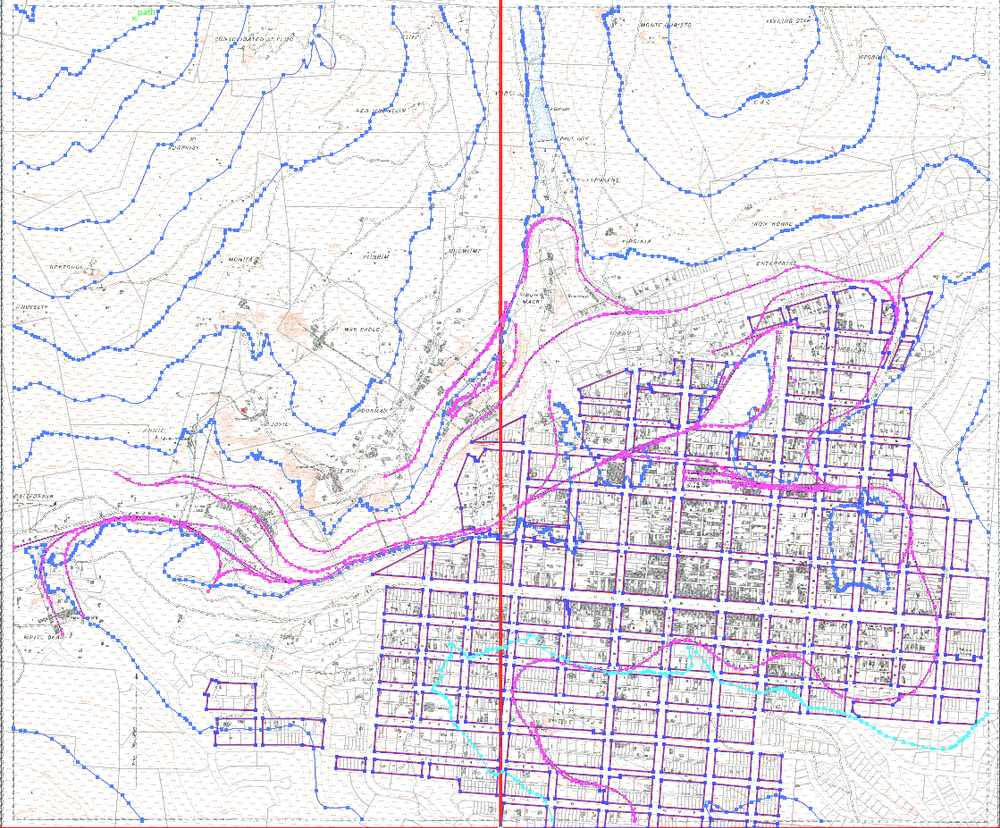 Topographical Map of Rossland's Railways — Rossland Museum & Discovery ...