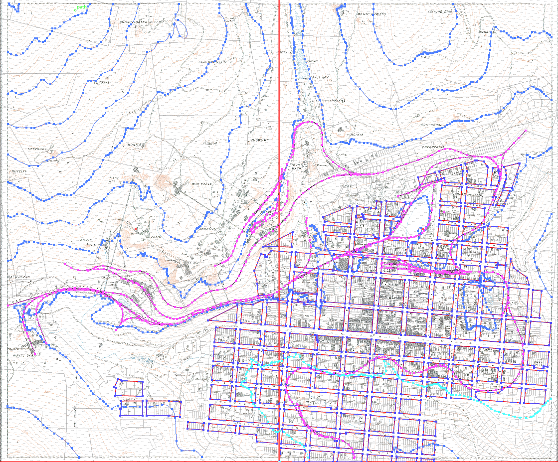 Topographical Map of Rossland's Railways — Rossland Museum & Discovery ...