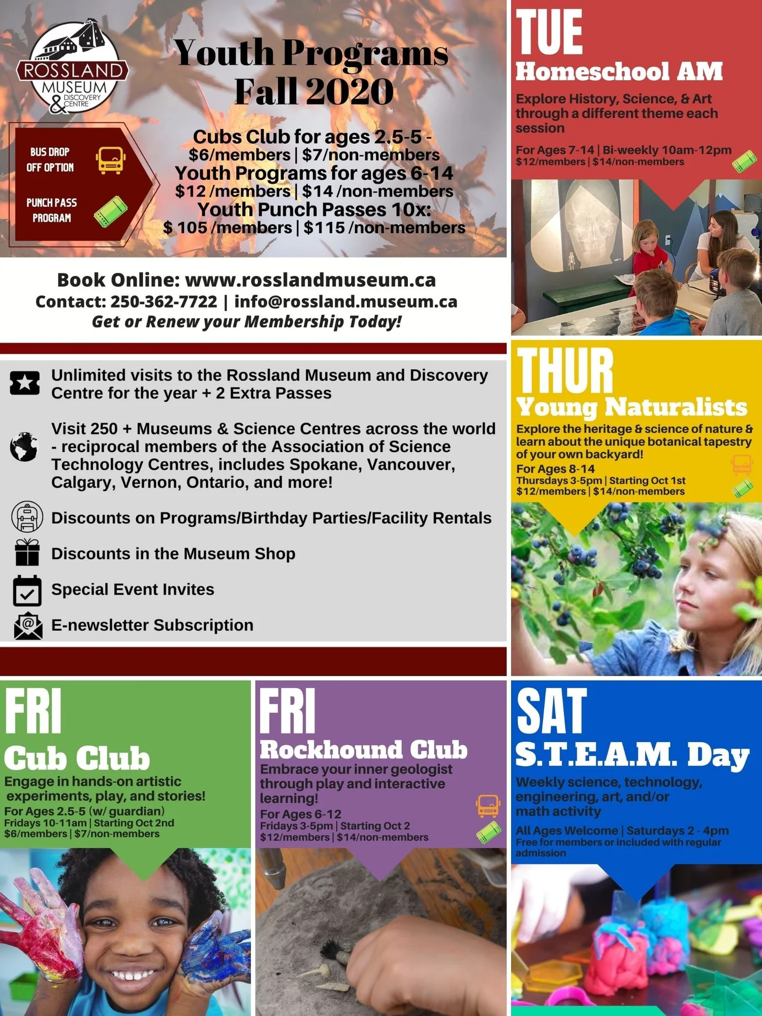 Fall Programming On Now! — Rossland Museum & Discovery Centre