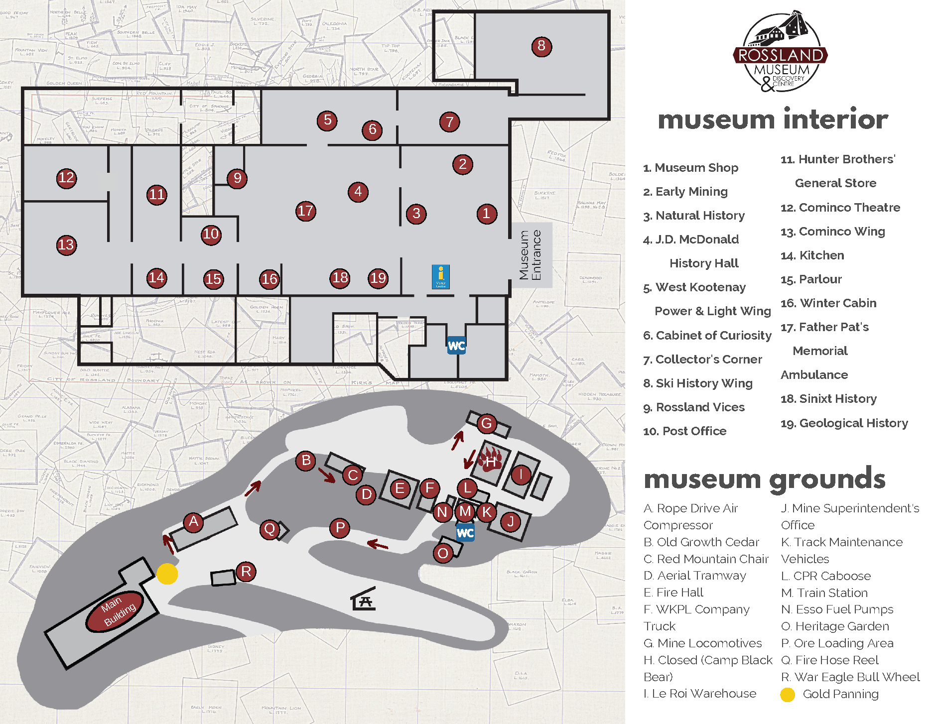 Facility Information — Rossland Museum & Discovery Centre