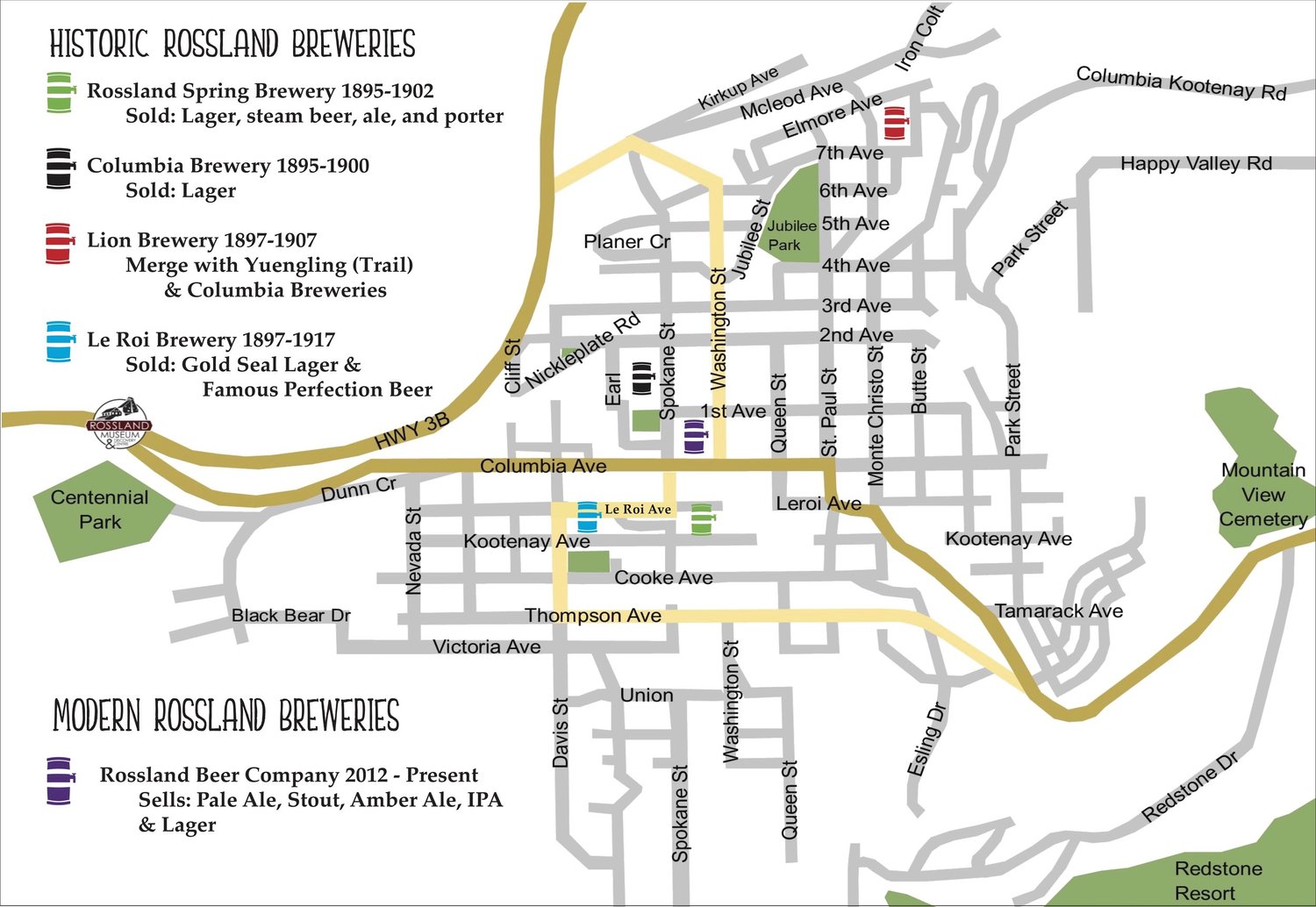 Rossland Vices - Alcohol — Rossland Museum & Discovery Centre