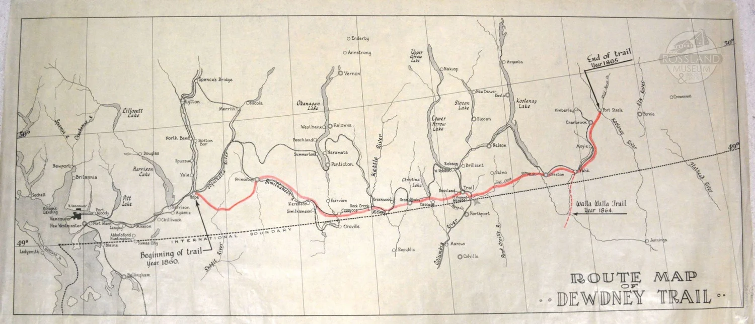Dewdney Trail — Rossland Museum & Discovery Centre