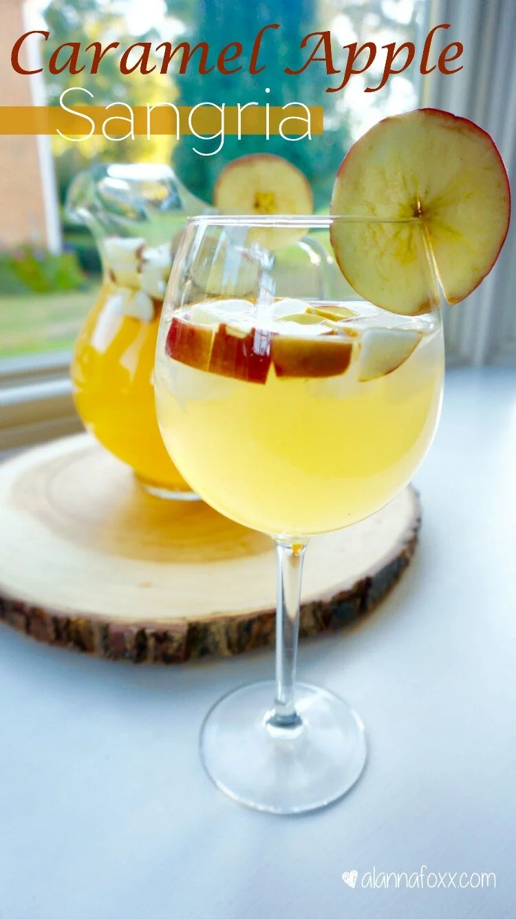 Cheers!: Caramel Apple Sangria Recipe — A Modern Lifestyle, Beauty ...