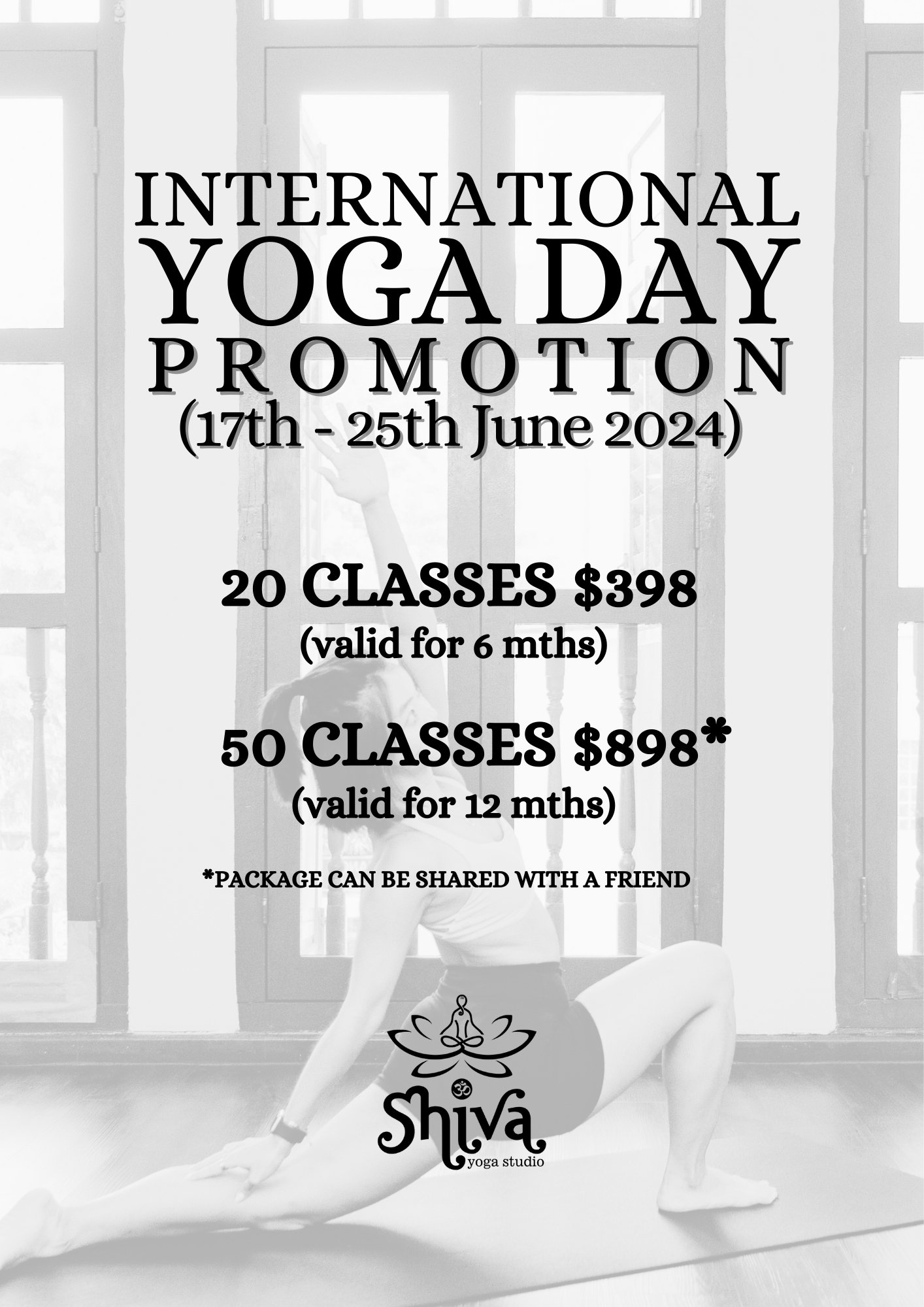 Promotions — Shiva Yoga Studio