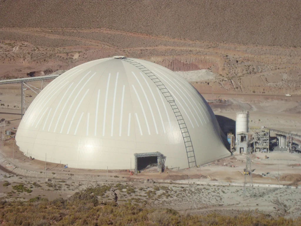 El Domo de Almacenamiento más Grande de América del Sur, Construído ...