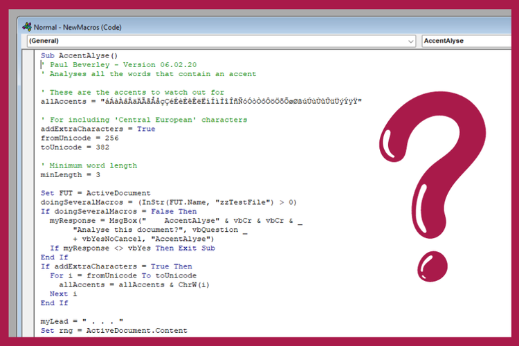 Using Macros in Your Writing Process — Easy Reader Editing