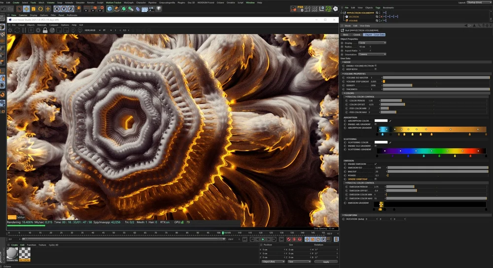 Volume Vectron - Volumetric Fractals with Octane render — Machina Infinitum - Fractal Experiences