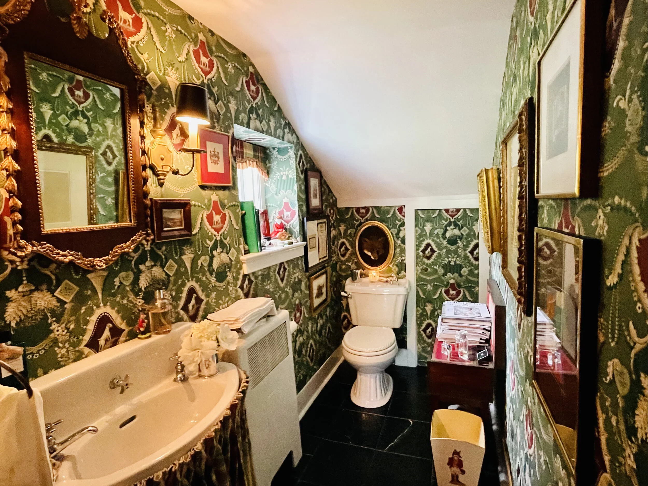 Powder Room: A Perfect Place for Artwork! — Holly Holden