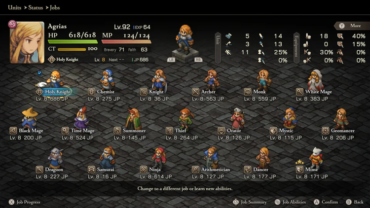 Final Fantasy Tactics Remake - UI Breakdown — Rambling About Games
