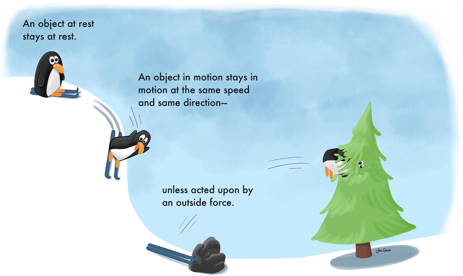 Newtonʻs 3 Laws of Motion — Jolie Canoli
