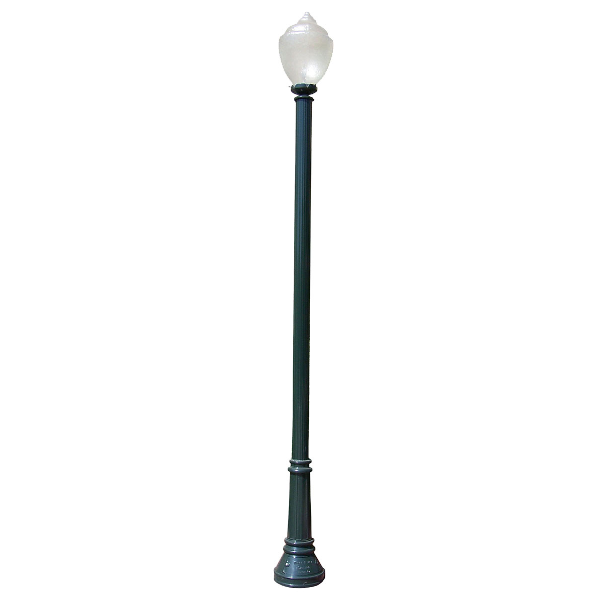 4": fluted pole: 11'6' to 15'6" Lantern style Streetlight — Raytech