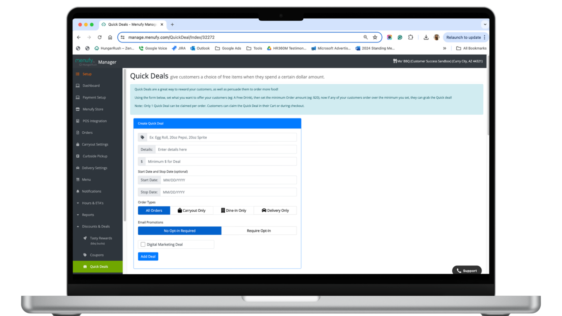 Maximize Your Marketing Efforts With Menufy's Built-In Email Marketing Tool