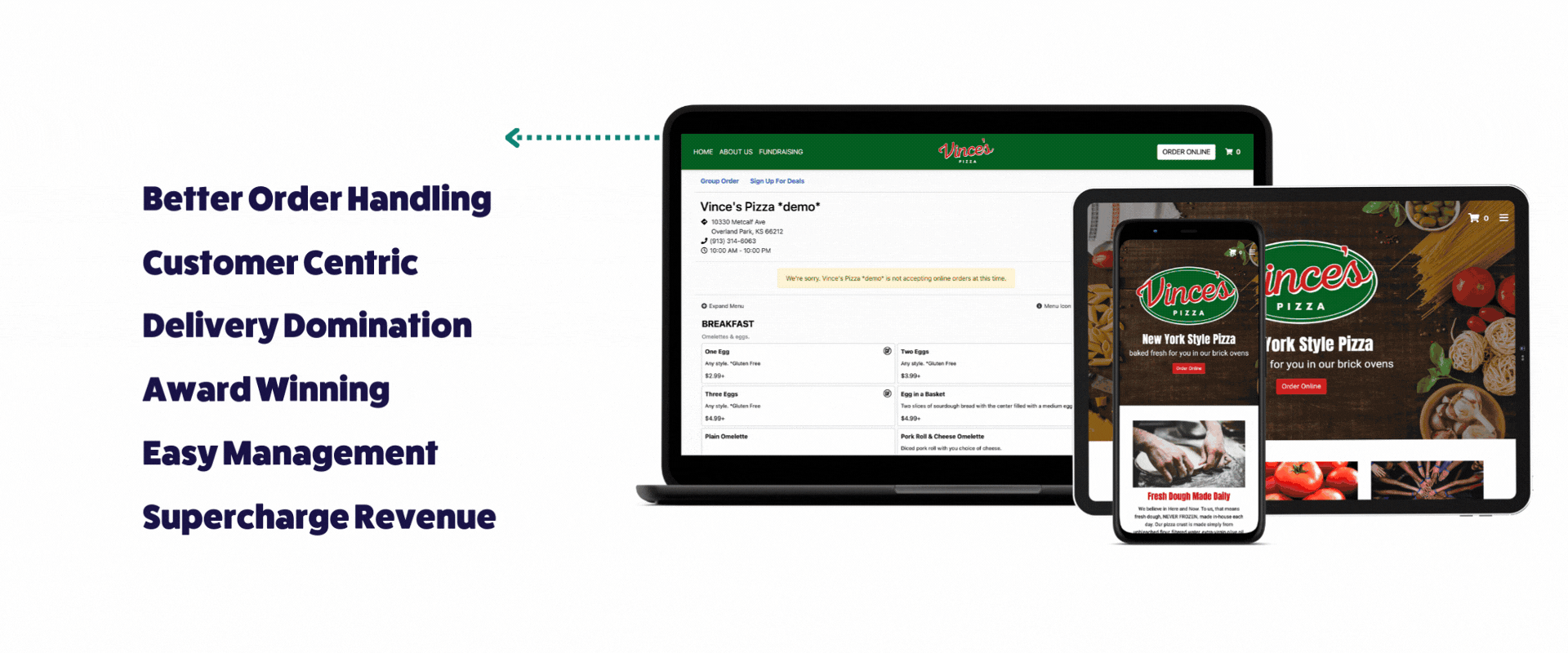 HungerRush 360 POS for Restaurants with Online Ordering Integration