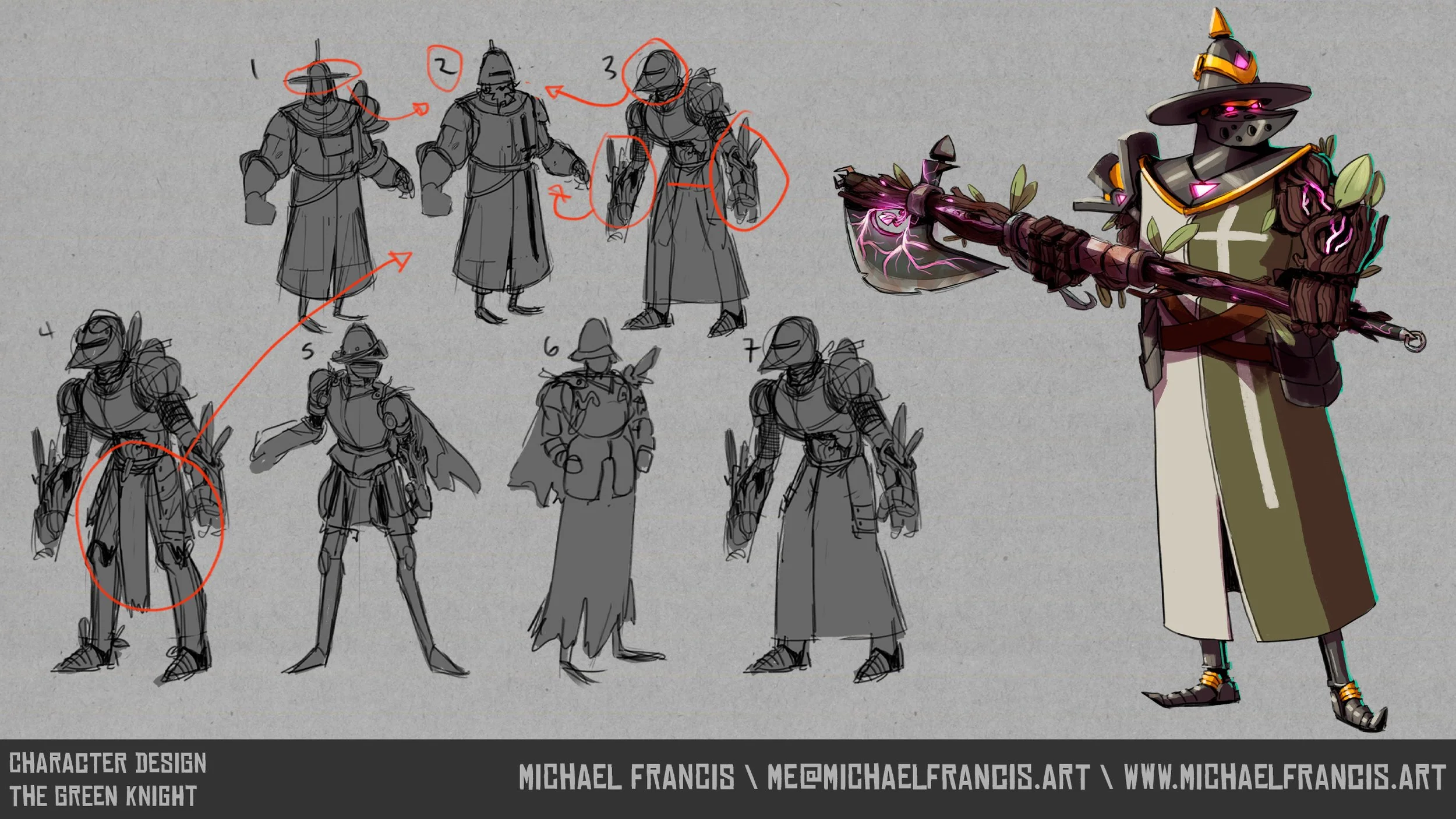 Knight Character Design