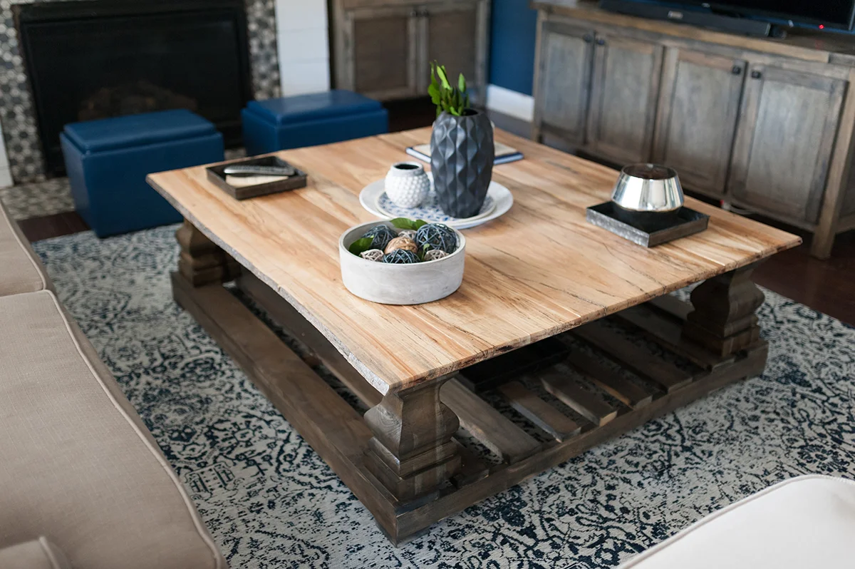 Rustic Craftsman Living Room — Sara Lynn Brennan Interiors | Charlotte ...