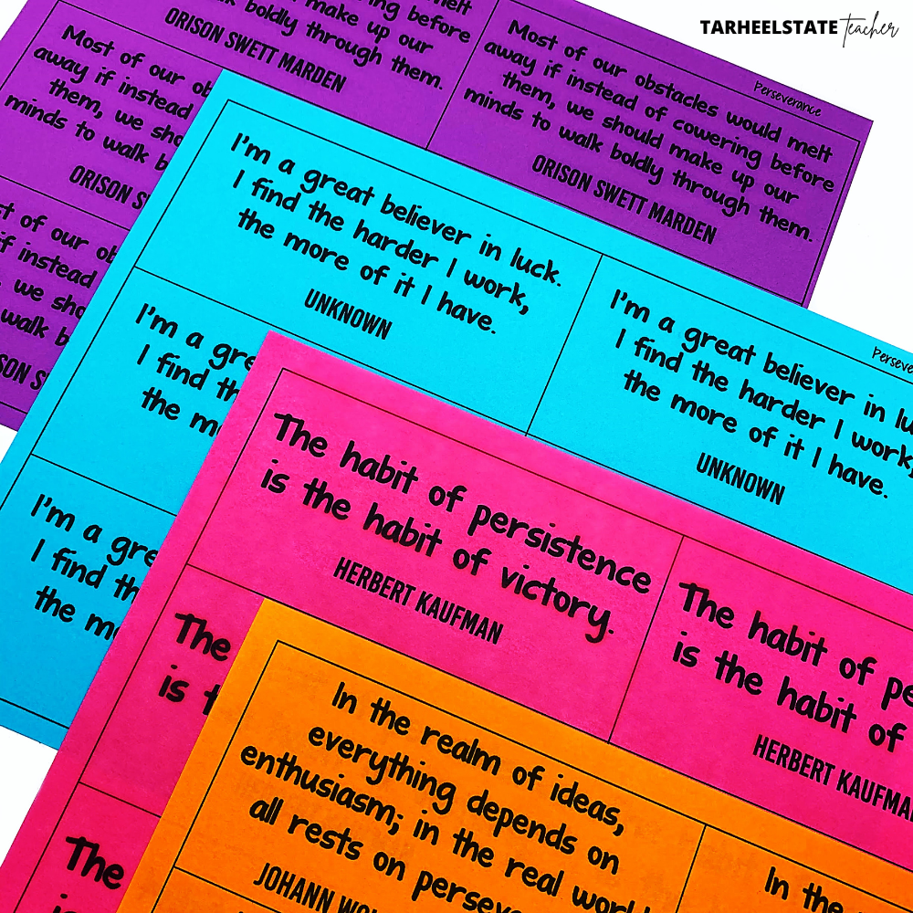 Using Perseverance Examples to Build Grit in Upper Elementary Students ...