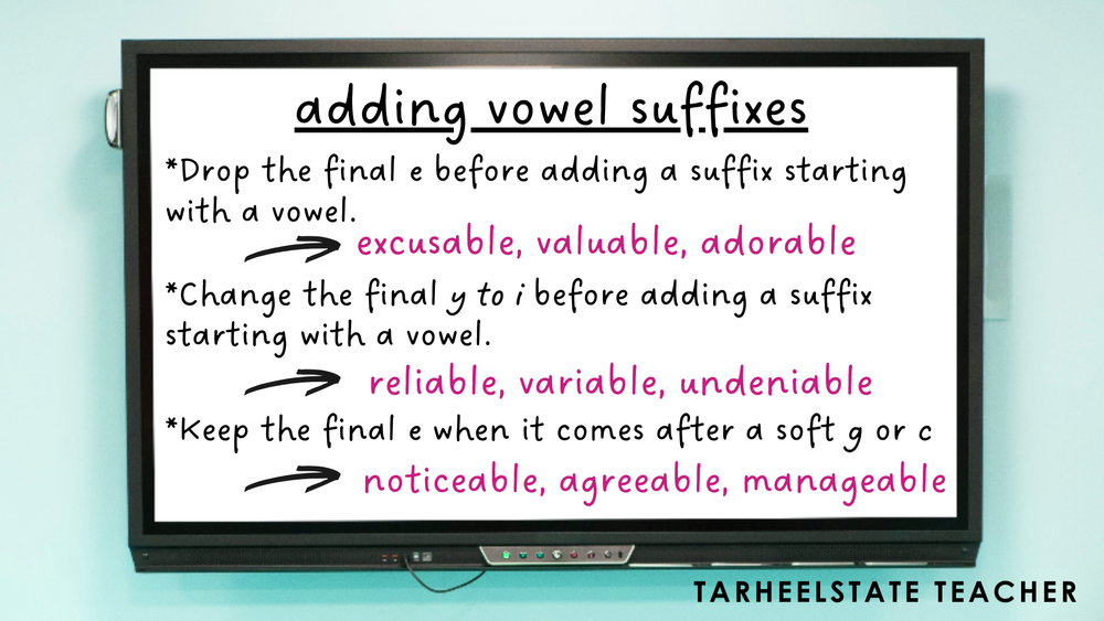 Commonly Confused Suffixes — Tarheelstate Teacher