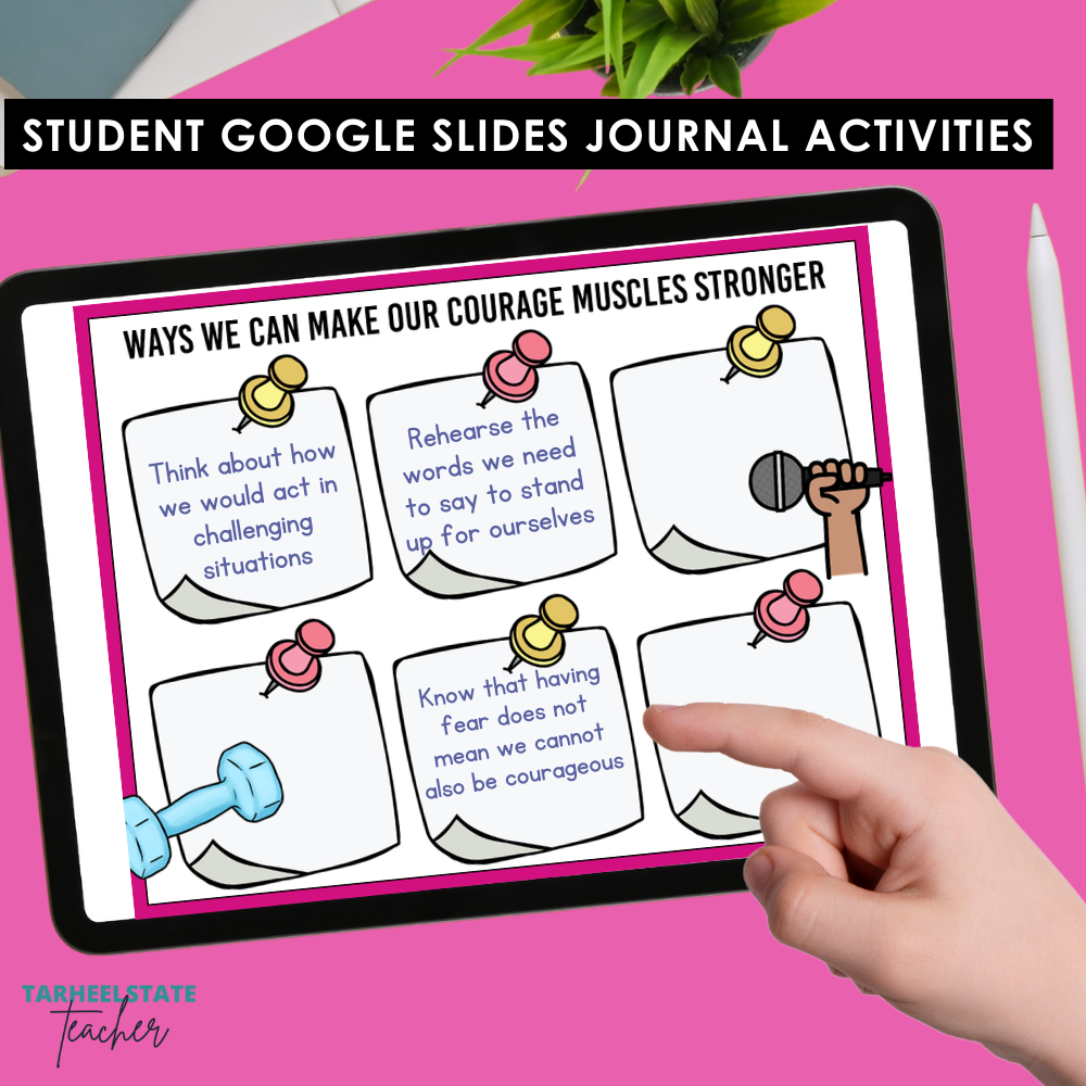 Character Education SEL Courage Activity for Students — Tarheelstate ...
