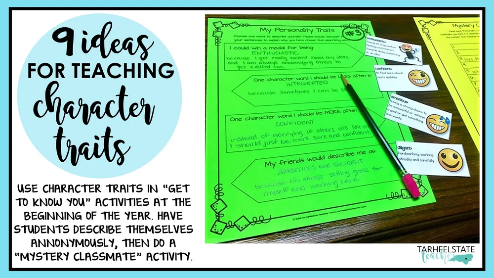 A Lesson Fail and 9 Ideas for Character Traits — Tarheelstate Teacher