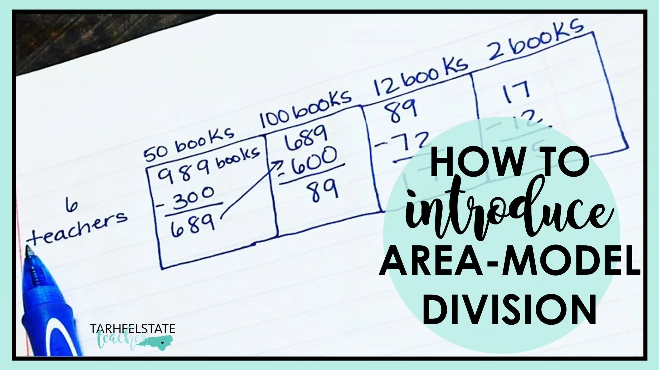 How to Teach Area Model Division — Tarheelstate Teacher