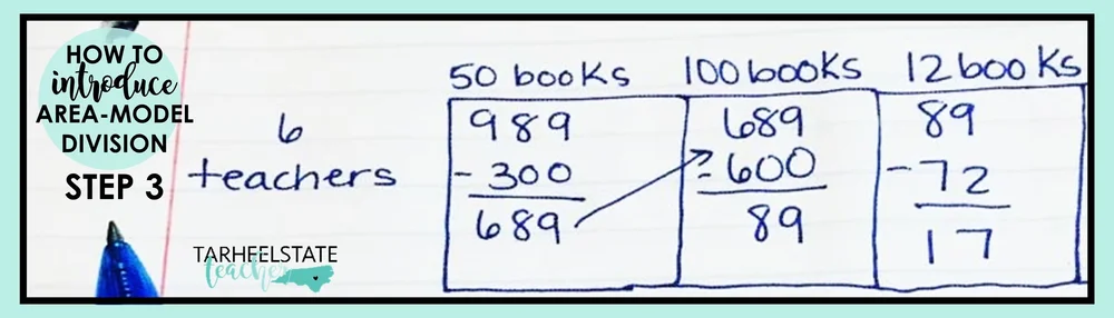 How to Teach Area Model Division — Tarheelstate Teacher