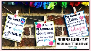 Upper Elementary Morning Meeting Resources and Lesson Plans ...