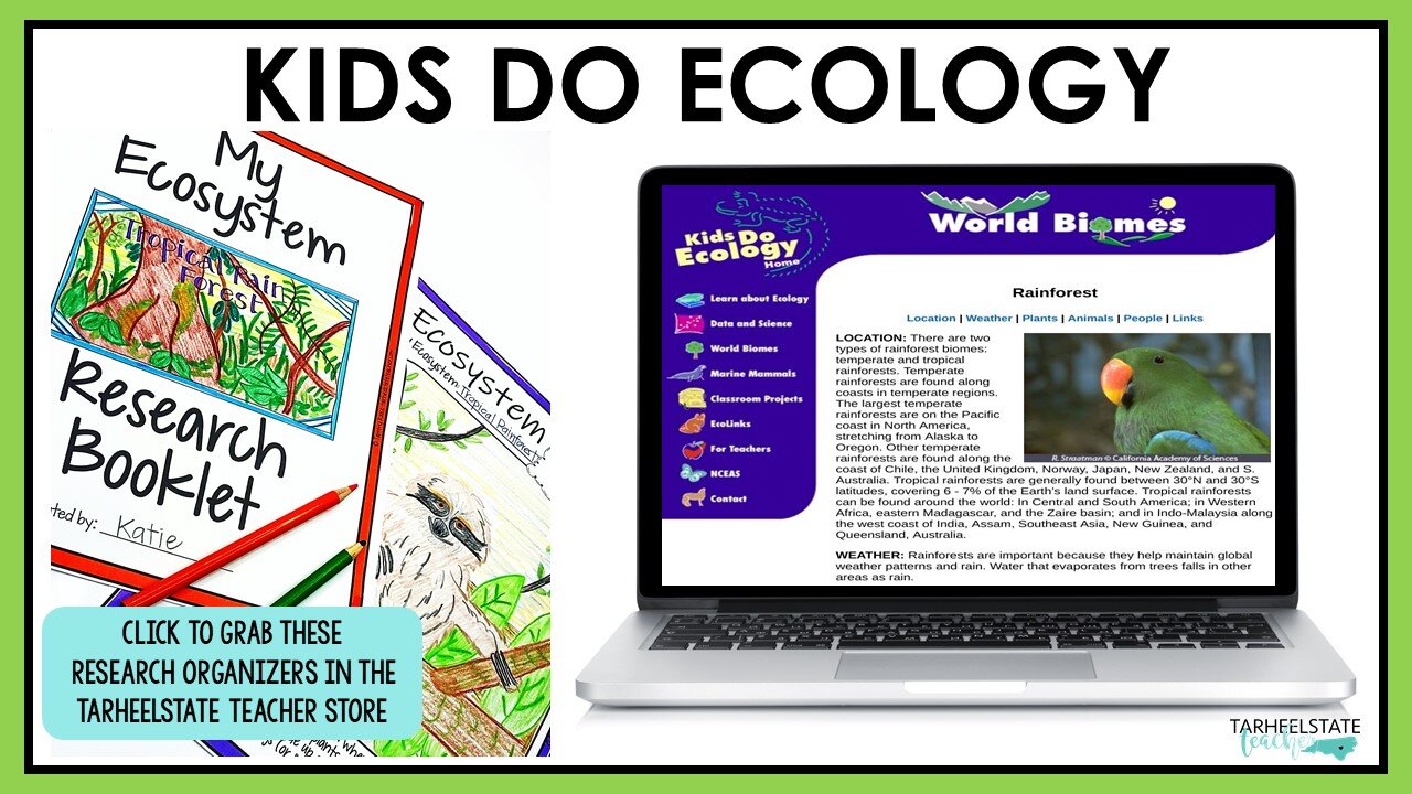 Best Websites for Ecosystems Research and Projects — Tarheelstate Teacher