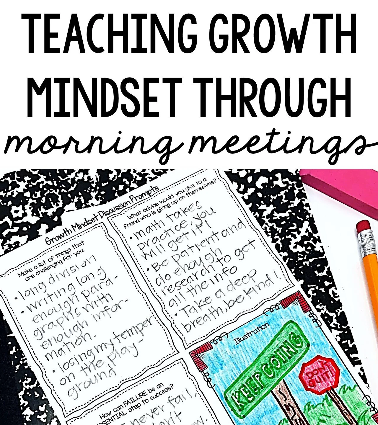 Free SEL Growth Mindset Activities: Teach Your Students About Grit, The ...