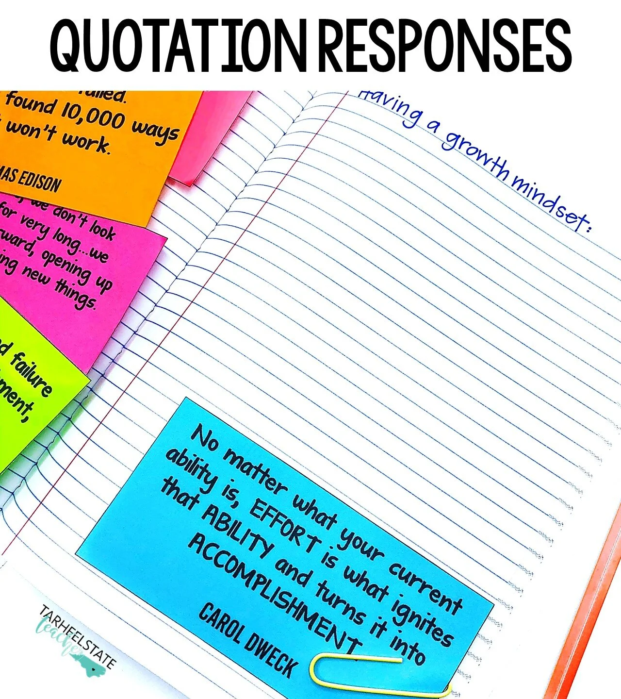 Free SEL Growth Mindset Activities: Teach Your Students About Grit, The ...