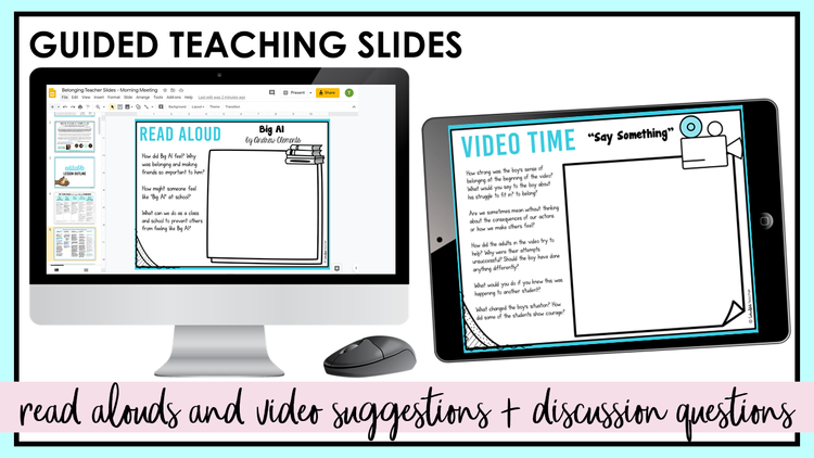 Free Morning Meeting Google Slides and Belonging Activities for SEL in ...