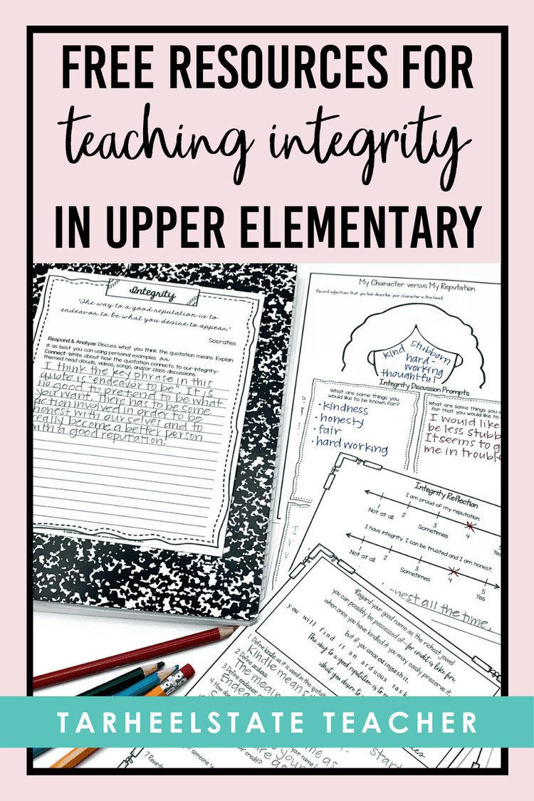 Integrity Themed Morning Meeting Resources for Character Development ...