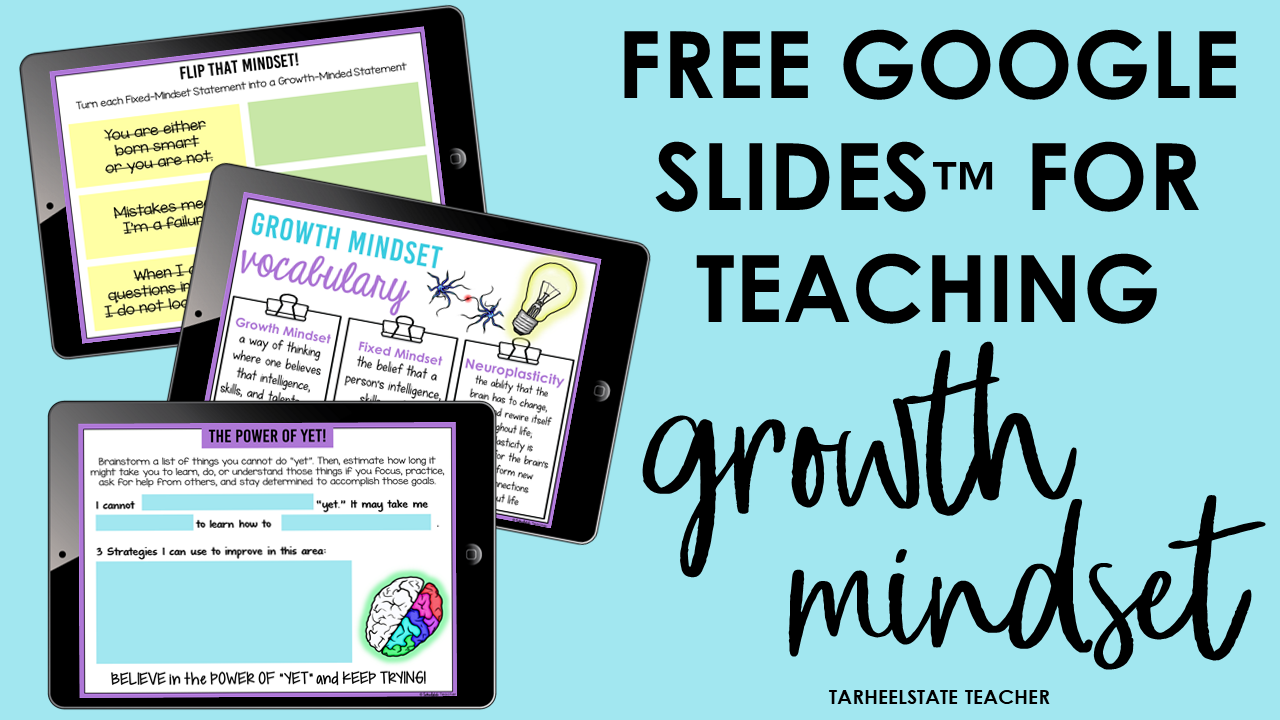 Free Growth Mindset Virtual Lesson Plans — Tarheelstate Teacher