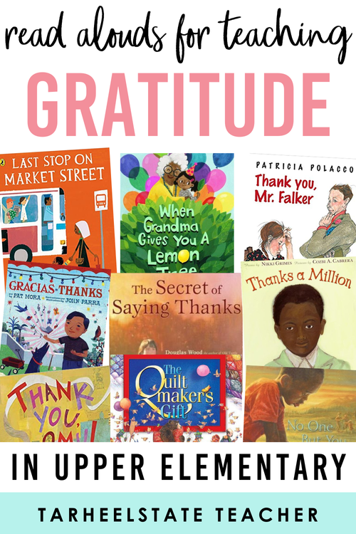 15 Books About Gratitude for Upper Elementary Read Alouds ...